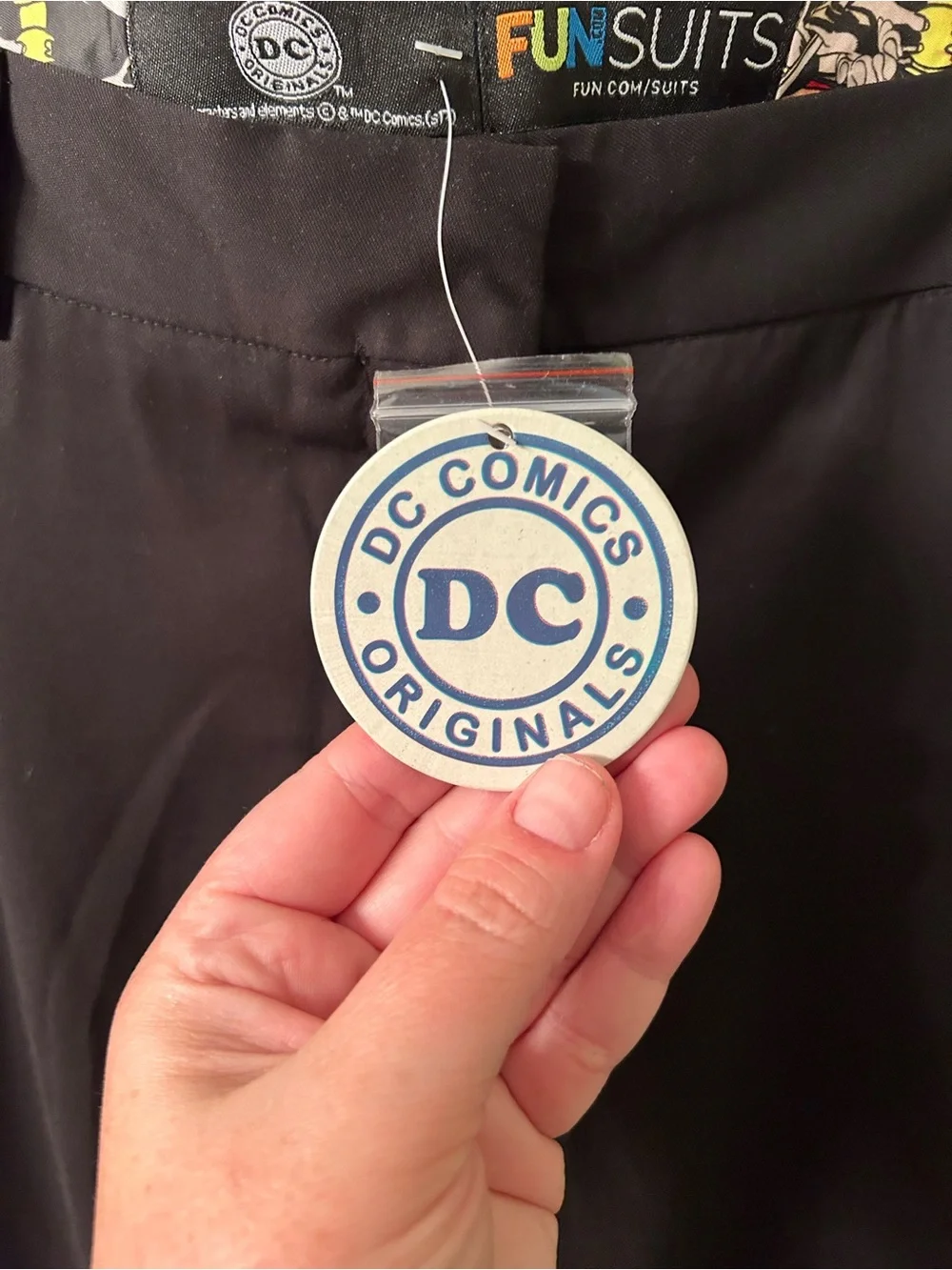Fun Suits | Pants & Jumpsuits | Fun Suits Nwt Dc Print Comics Dress ...